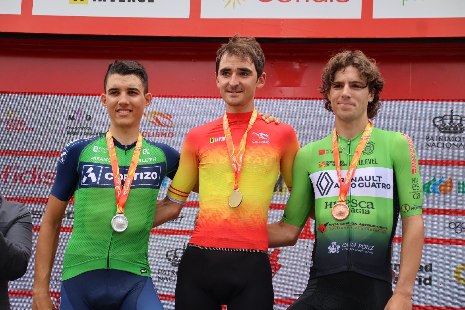 El ciclista aragonés Pablo Castrillo, tercero de España en élite sub-23