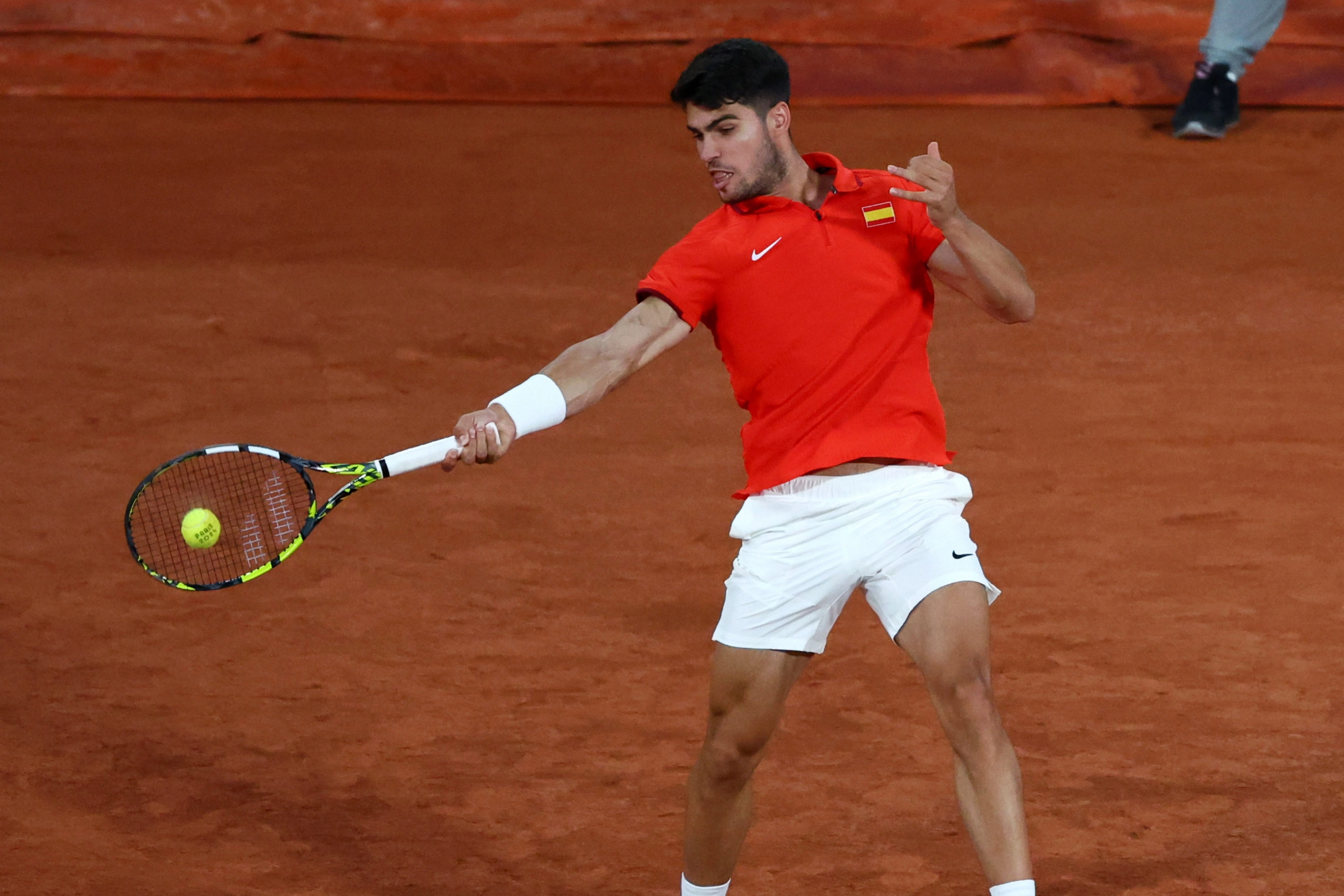 Fotos | Rafa Nadal y Carlos Alcaraz, en el torneo de dobles de tenis de los Juegos Olímpicos ...