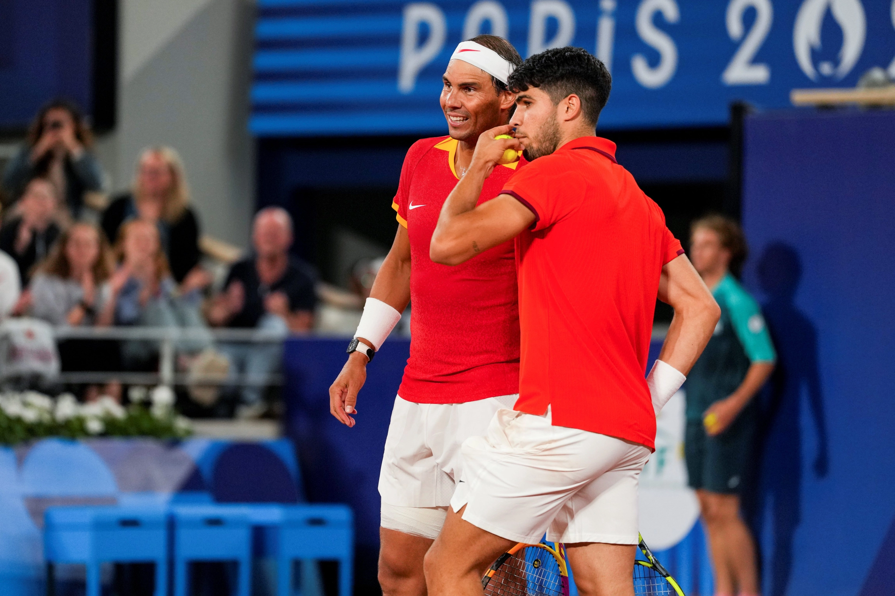 Fotos | Rafa Nadal y Carlos Alcaraz, en el torneo de dobles de tenis de ...