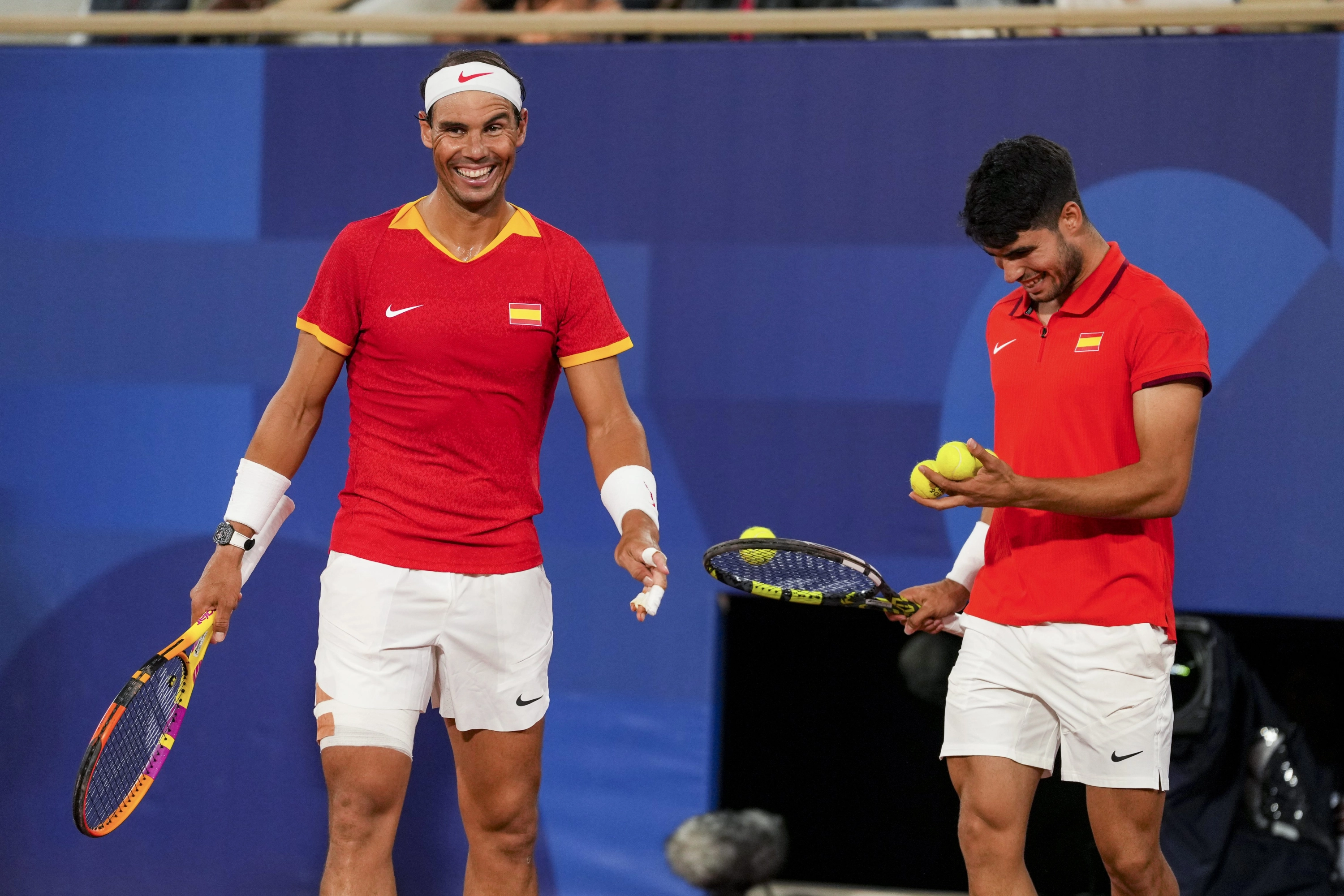 Fotos | Rafa Nadal y Carlos Alcaraz, en el torneo de dobles de tenis de ...