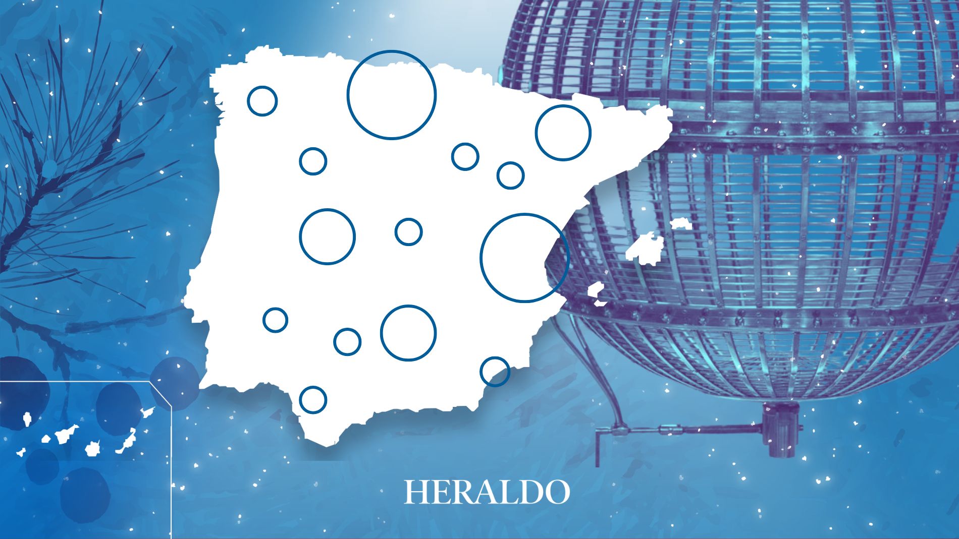Las ciudades y pueblos de España donde ha tocado la Lotería de Navidad ...