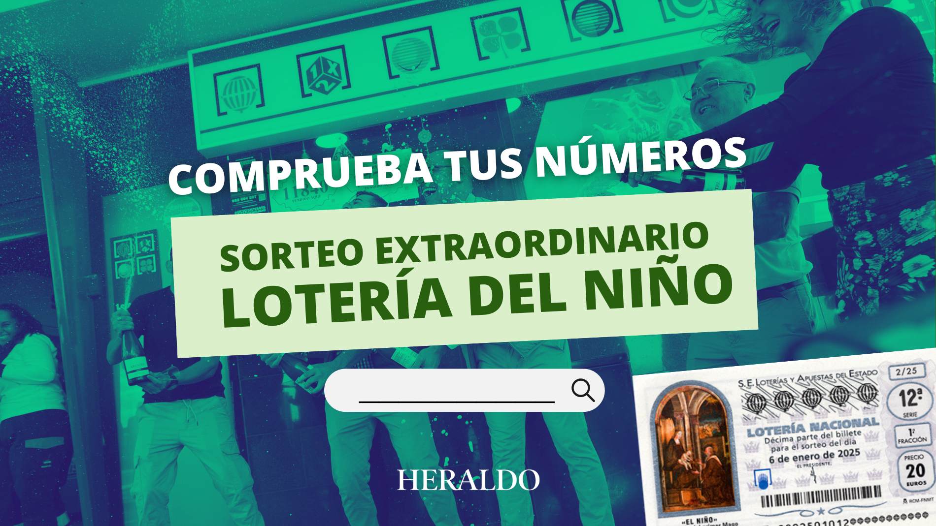 Lista oficial Lotería del Niño 2025: qué números han salido