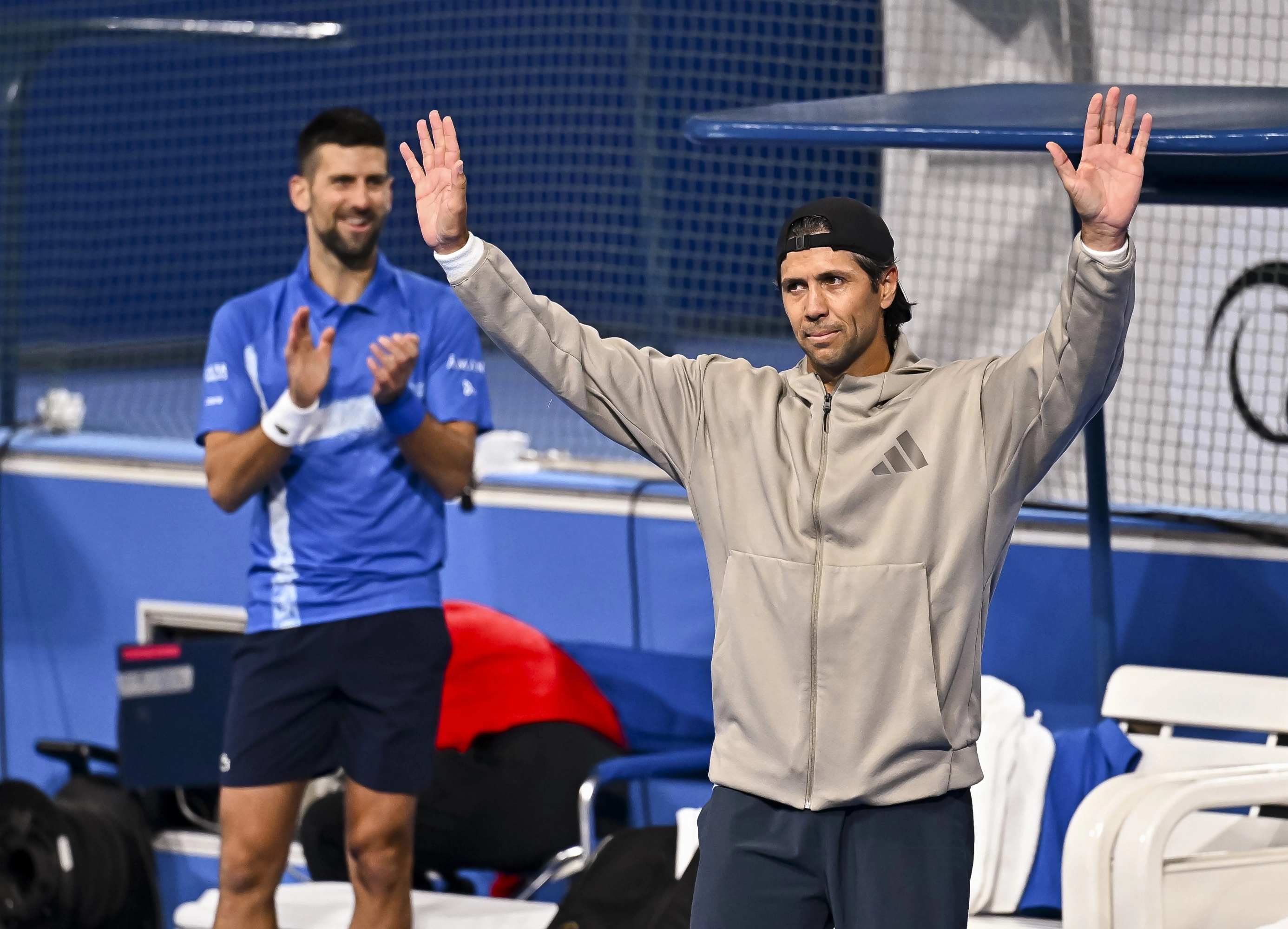 Verdasco pierde junto a Djokovic y oficializa su adiós al tenis profesional