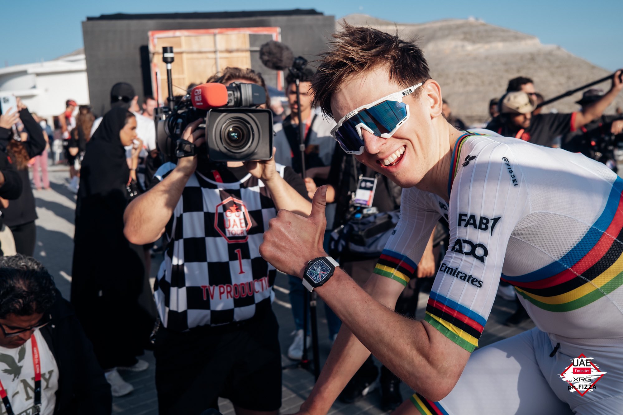 El aragonés Pablo Castrillo, tercero en la general del UAE Tour y a la ...