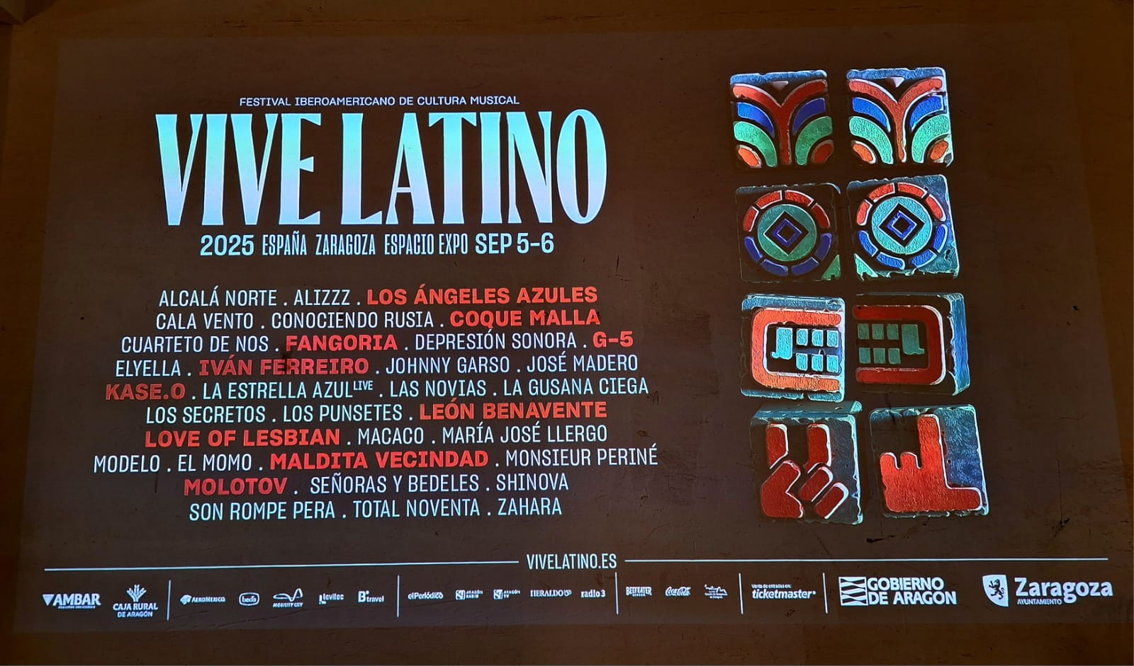 Confirmado el cartel del Vive Latino 2025 en Zaragoza: estos son los artistas, uno a uno