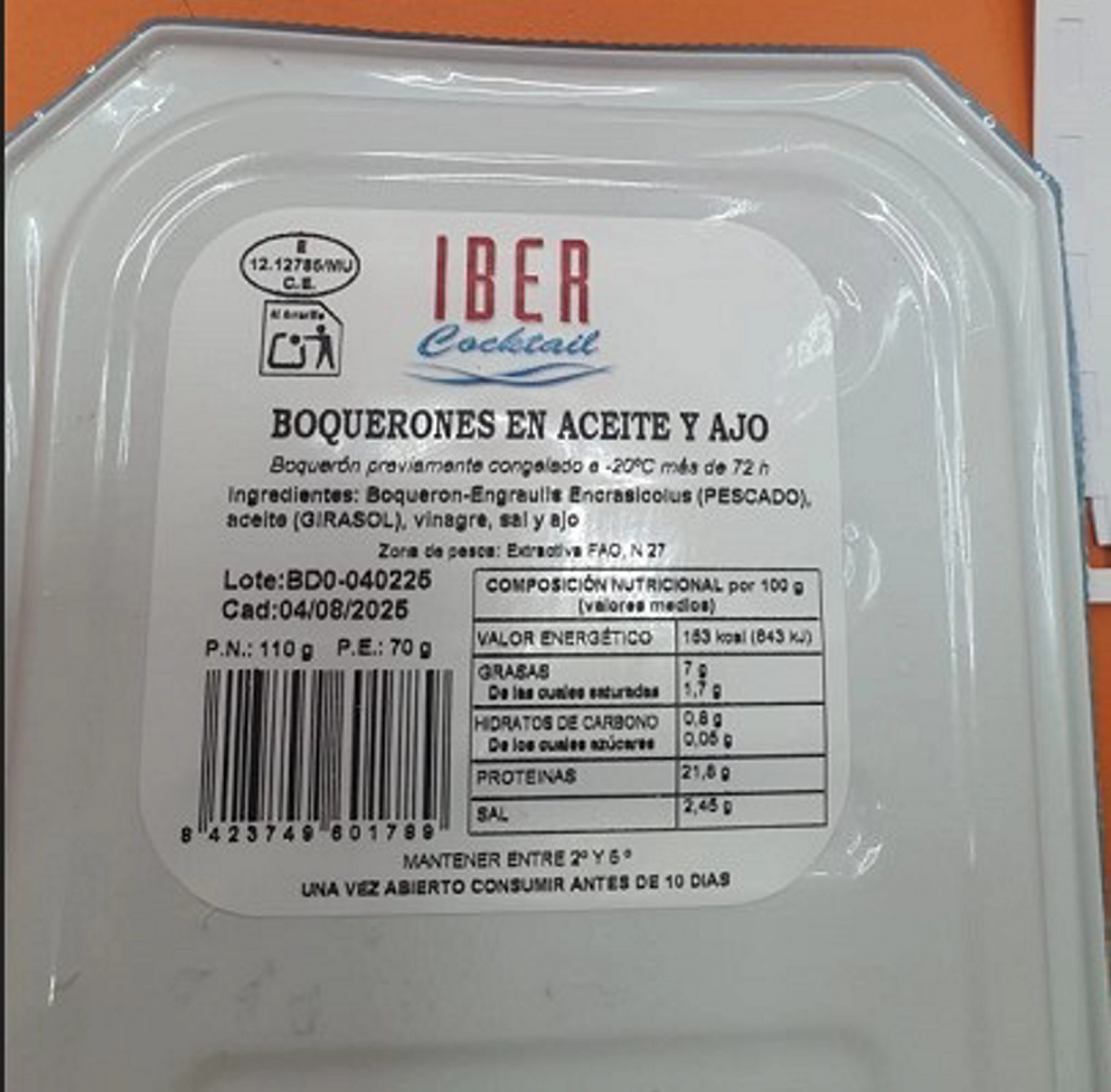 Alerta sanitaria por boquerones: la AESAN advierte de presencia de ...