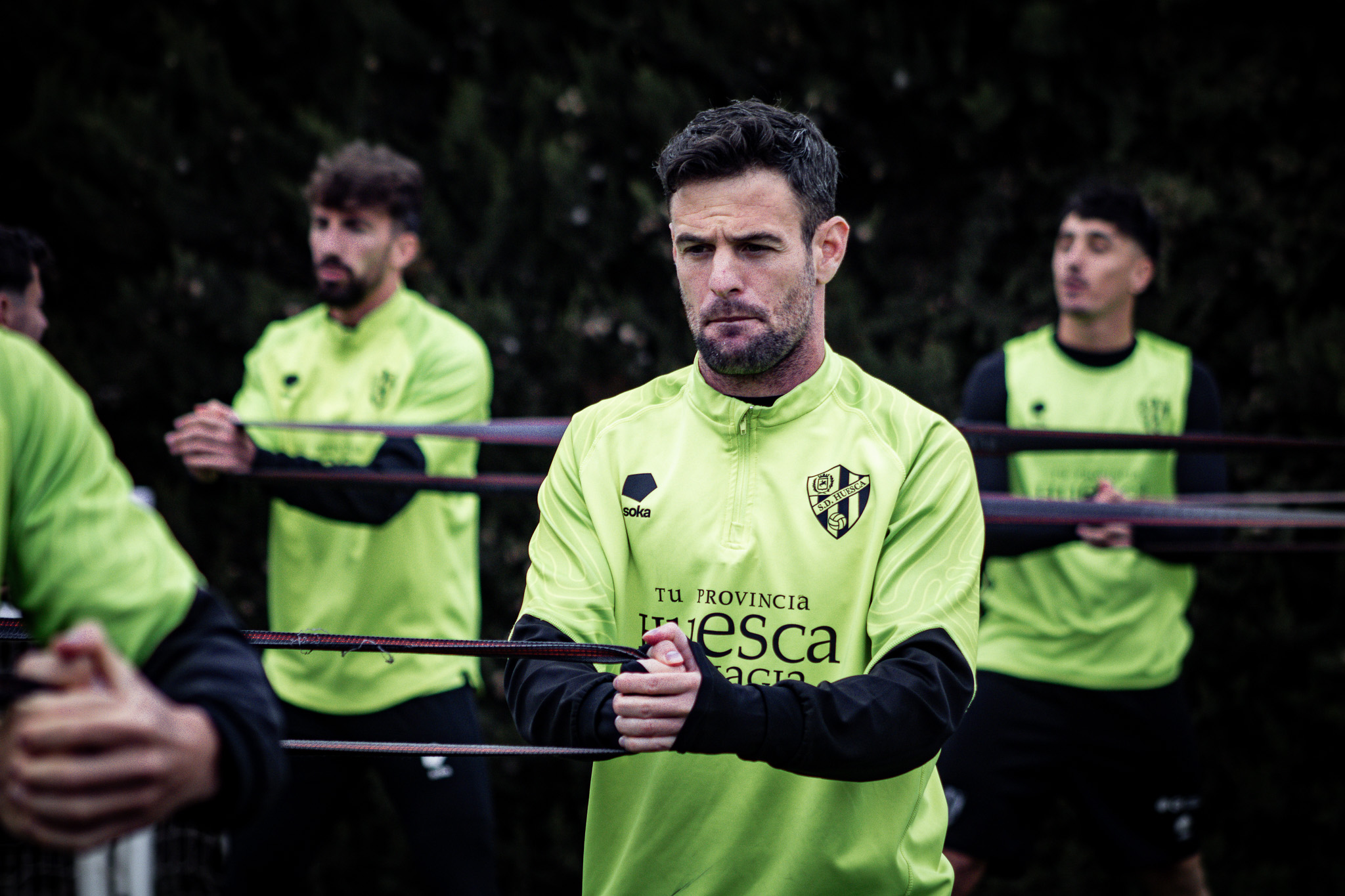 Alineaciones SD Huesca-Málaga CF: primera titularidad para Moi Delgado