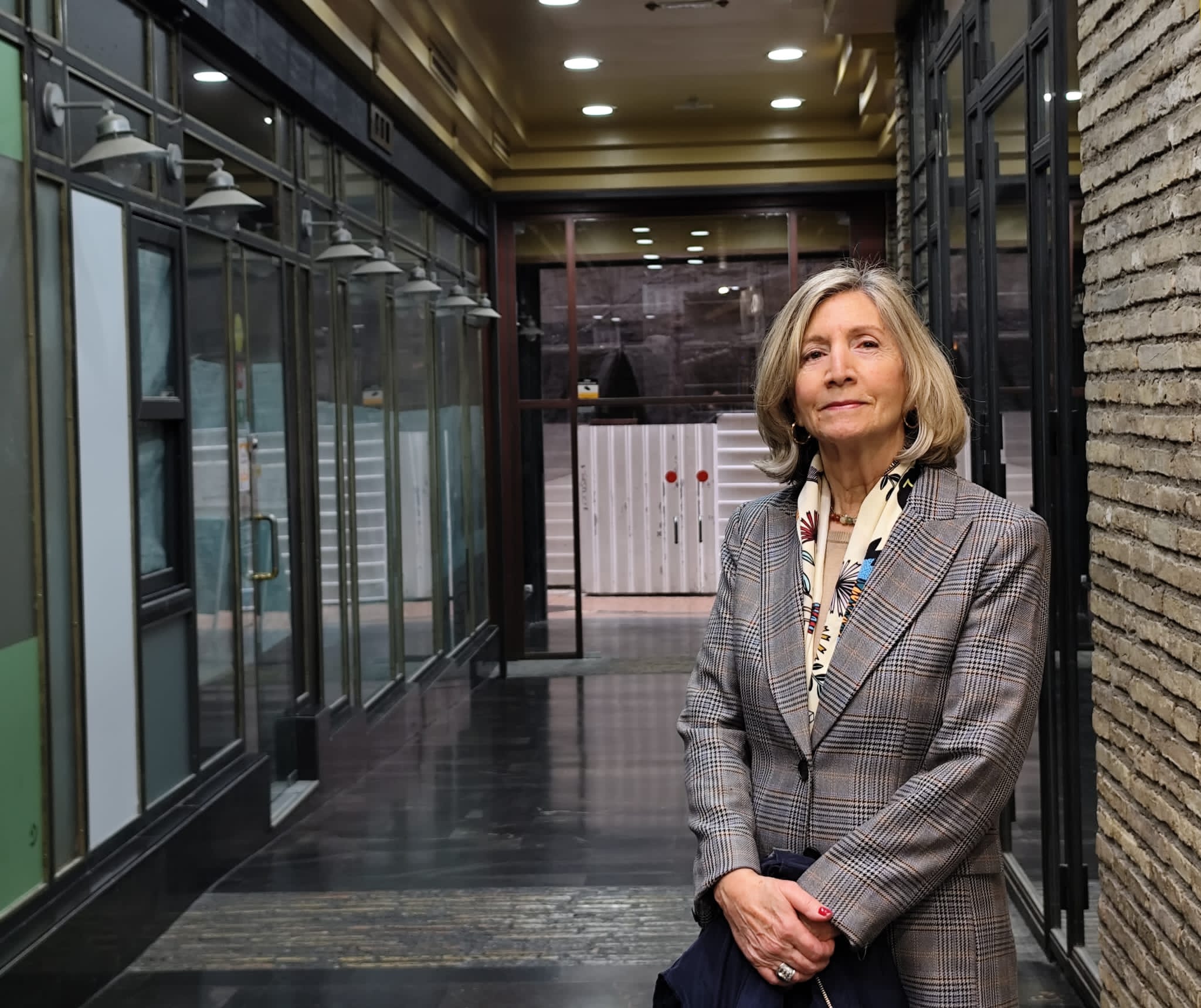 Ana Isasi: "Mis padres vinieron de luna de miel a Zaragoza, al Gran Hotel y al café Ambos Mundos"