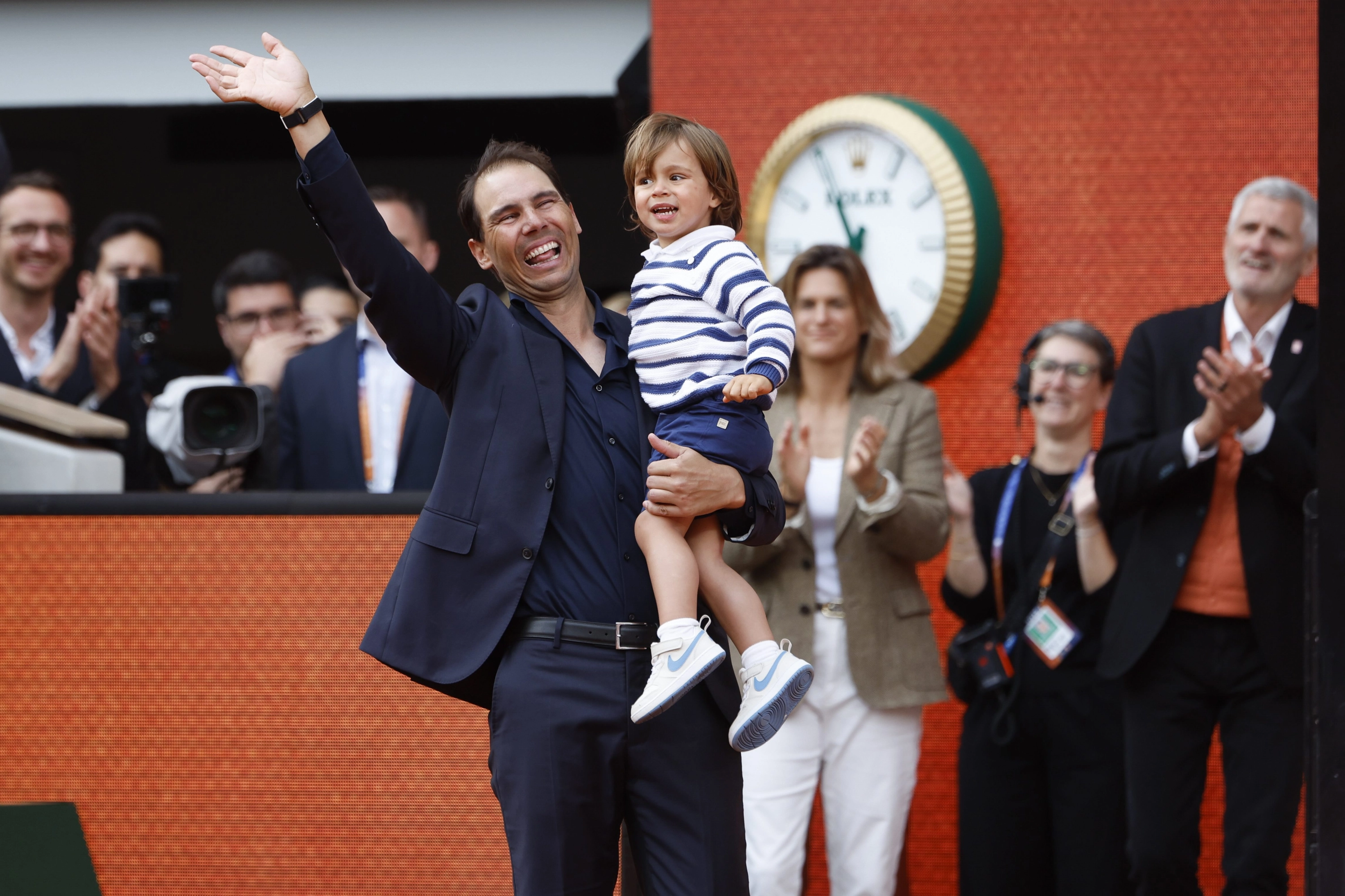Rafa Nadal recibe un homenaje de leyenda en Roland Garros: "No fue fácil pero valió la pena"