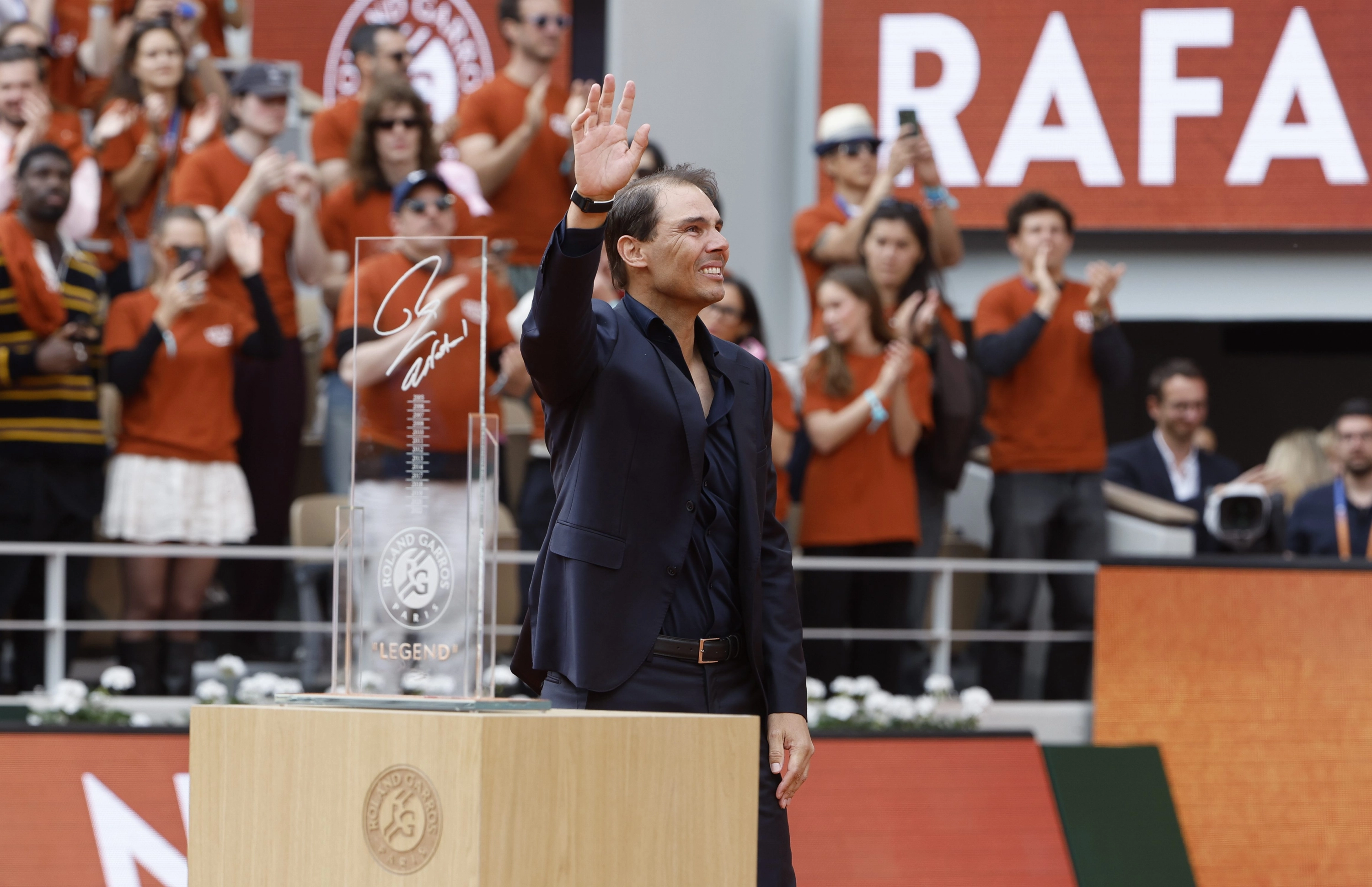 Fotos | Homenaje de Roland Garros al tenista Rafael Nadal | Imágenes