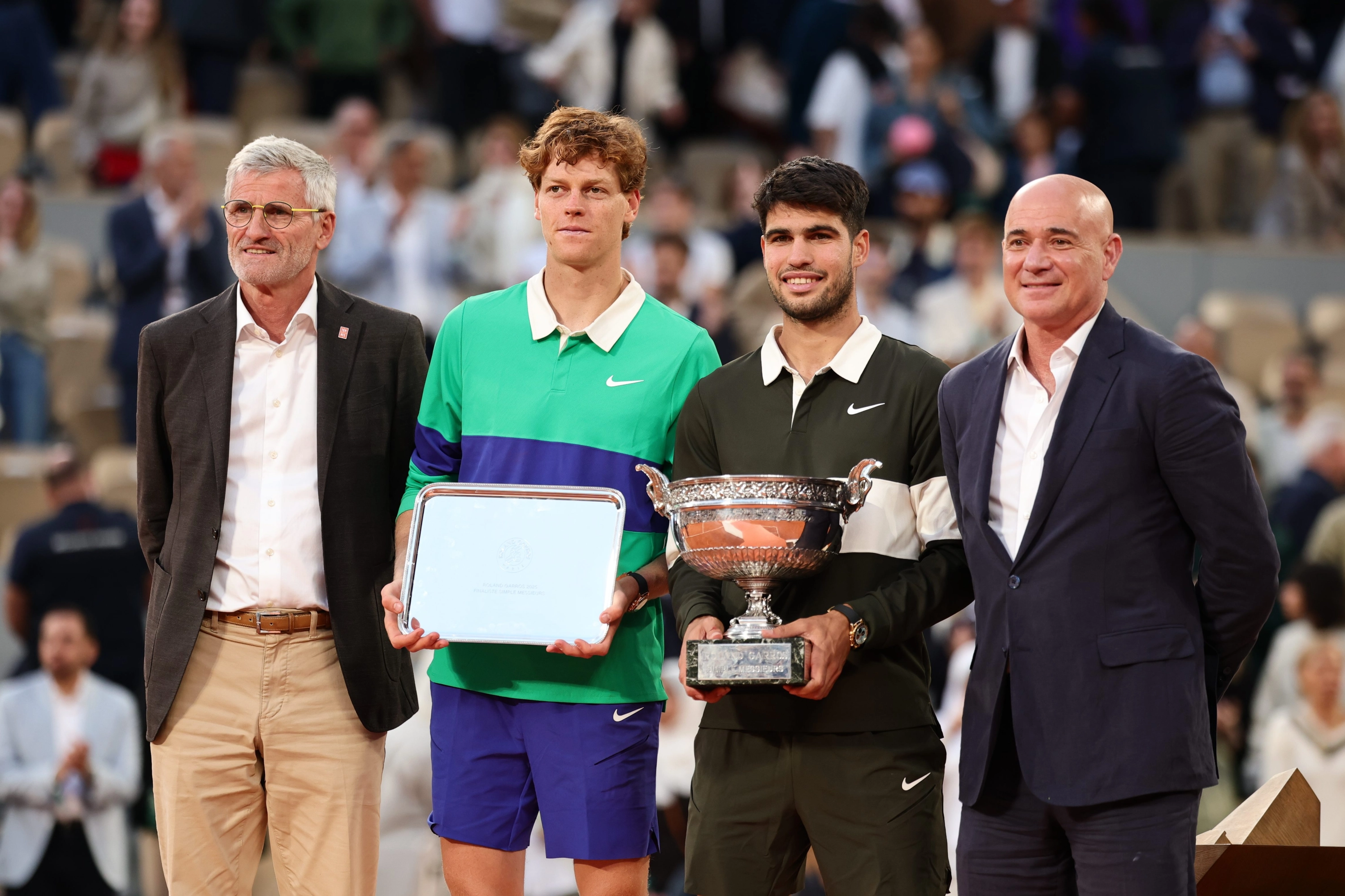 Fotos | Final de Roland Garros 2025 entre Carlos Alcaraz y Jannik Sinner | Imágenes
