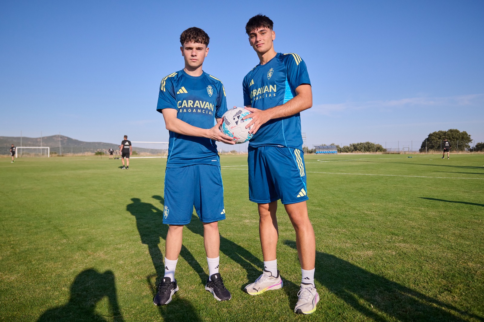 Hugo Pinilla y Hugo Barrachina: "Queremos triunfar en el Real Zaragoza"