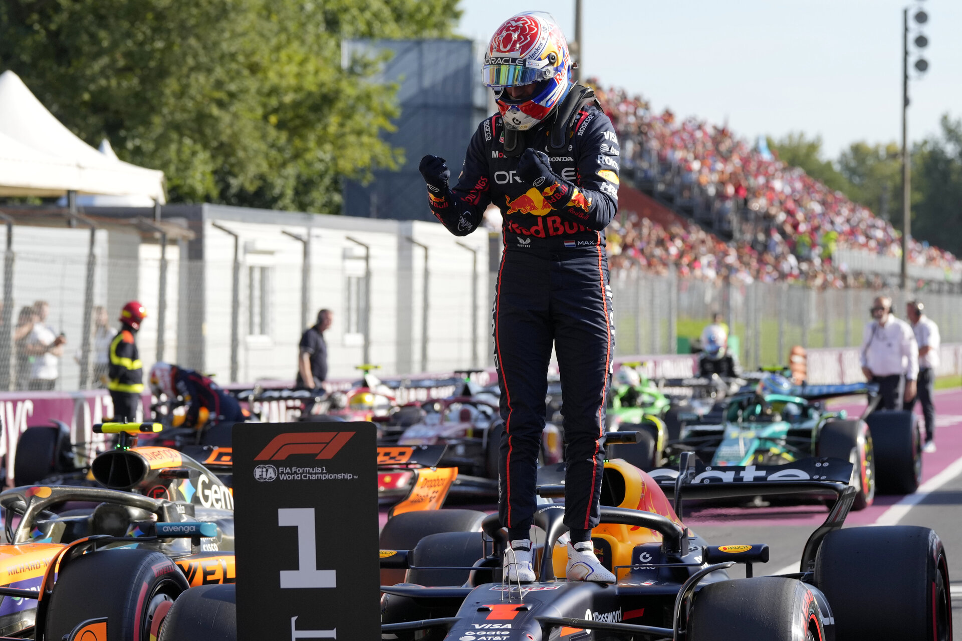 Gran Premio de Italia: Max Verstappen firma la 'pole' en Monza y Alonso sale octavo