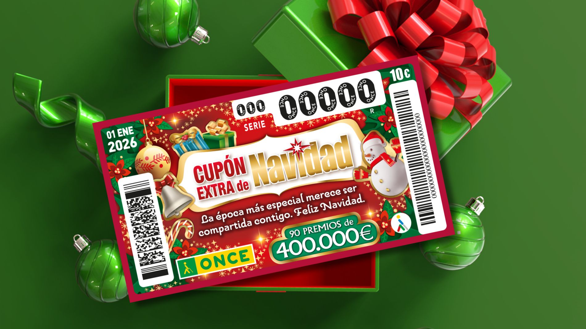 Hasta qué hora se puede comprar el Cupón Extra de Navidad 2026 de la ONCE