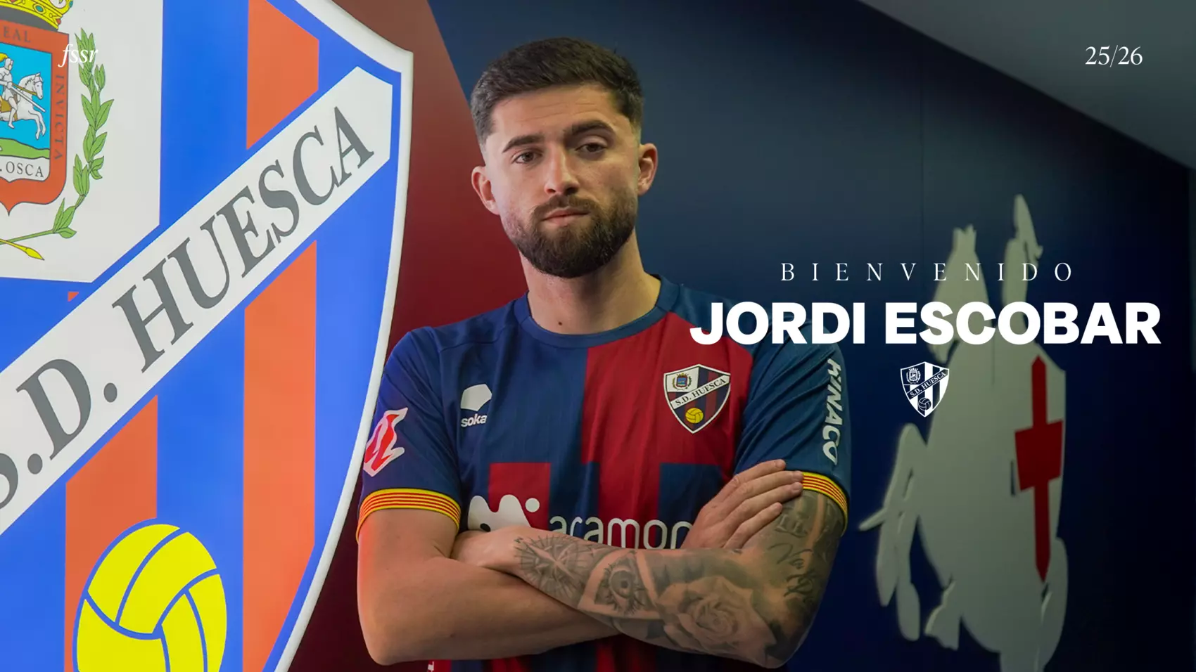 La SD Huesca confirma el fichaje del delantero Jordi Escobar hasta 2028